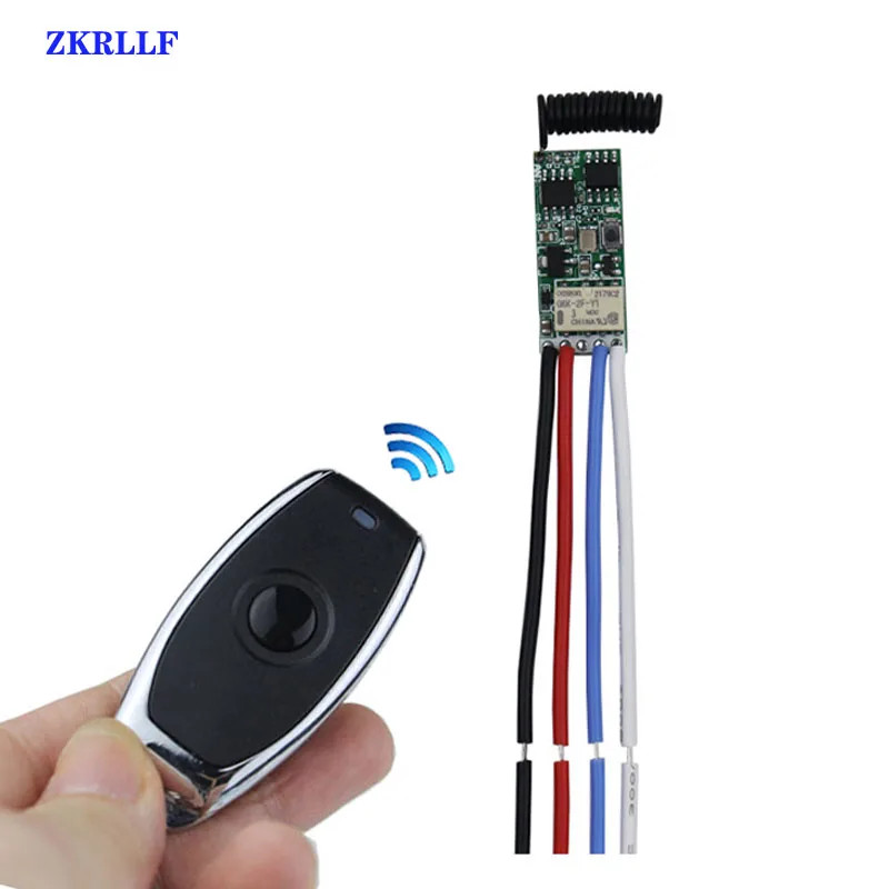 433MHz DC 12V Mini Remote Control Relay Switch1CH Wireless Transmitter ...