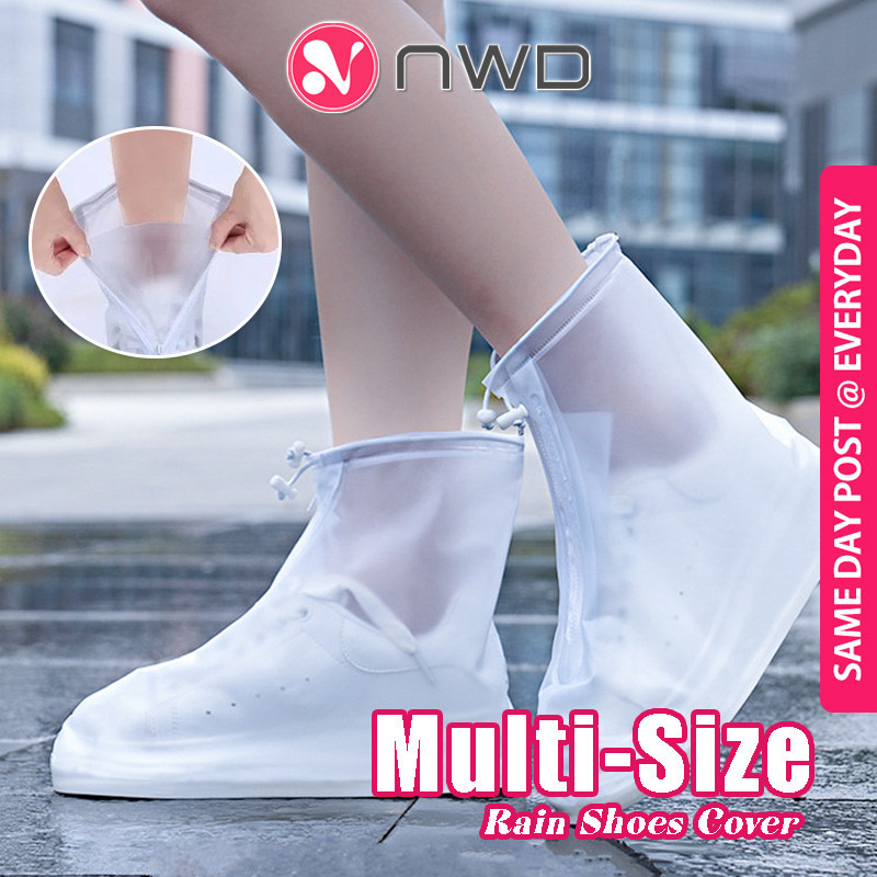 𝗘𝗫𝗧𝗥𝗔 𝗧𝗛𝗜𝗖𝗞 》Waterproof PVC Rain Shoes Cover Disposable Boot Protective ...