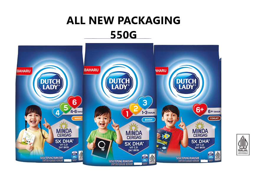 DUTCH LADY 123 / 456 / 6+ ( 550GX1 ) ASLI / MADU | Shopee Malaysia