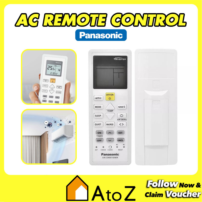 Remote Control PANASONIC 100% Original Air Cond Conditioner Compatible ...