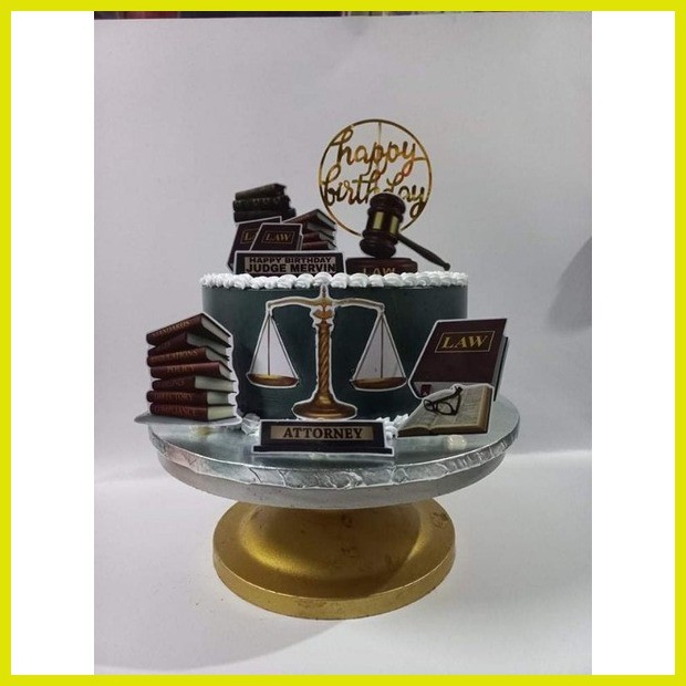 ZOMVI Law theme cake topper set (customized) | Shopee Malaysia