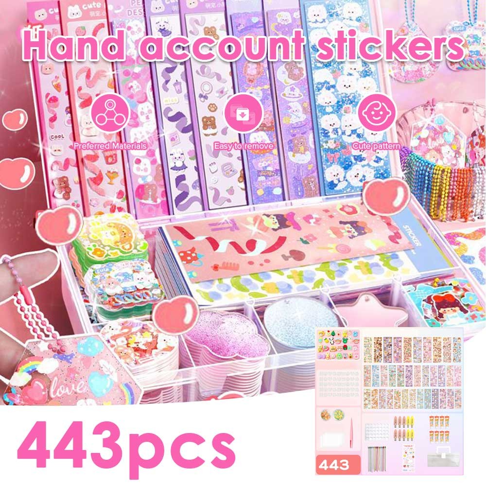 Diy Kit Children's Gooka Sticker Set Gift Box Sticker Gift Box Cream ...