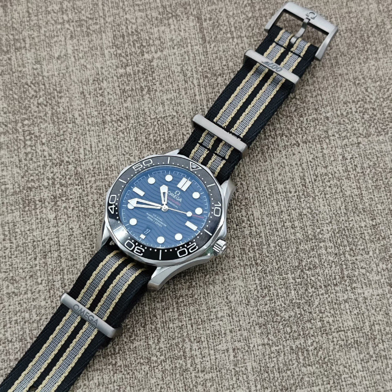 [High end version] Apply To OMEGA 20mm NATO Nylon Watch Strap For ...