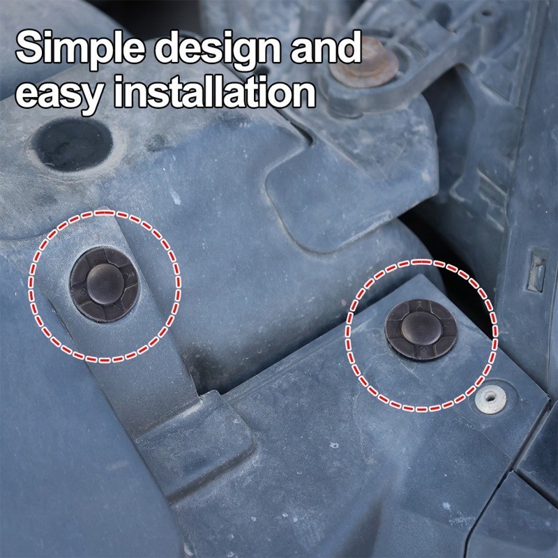 Car Bumper Lining Buckle - Automotive Mudguard Lining Snap - Self ...