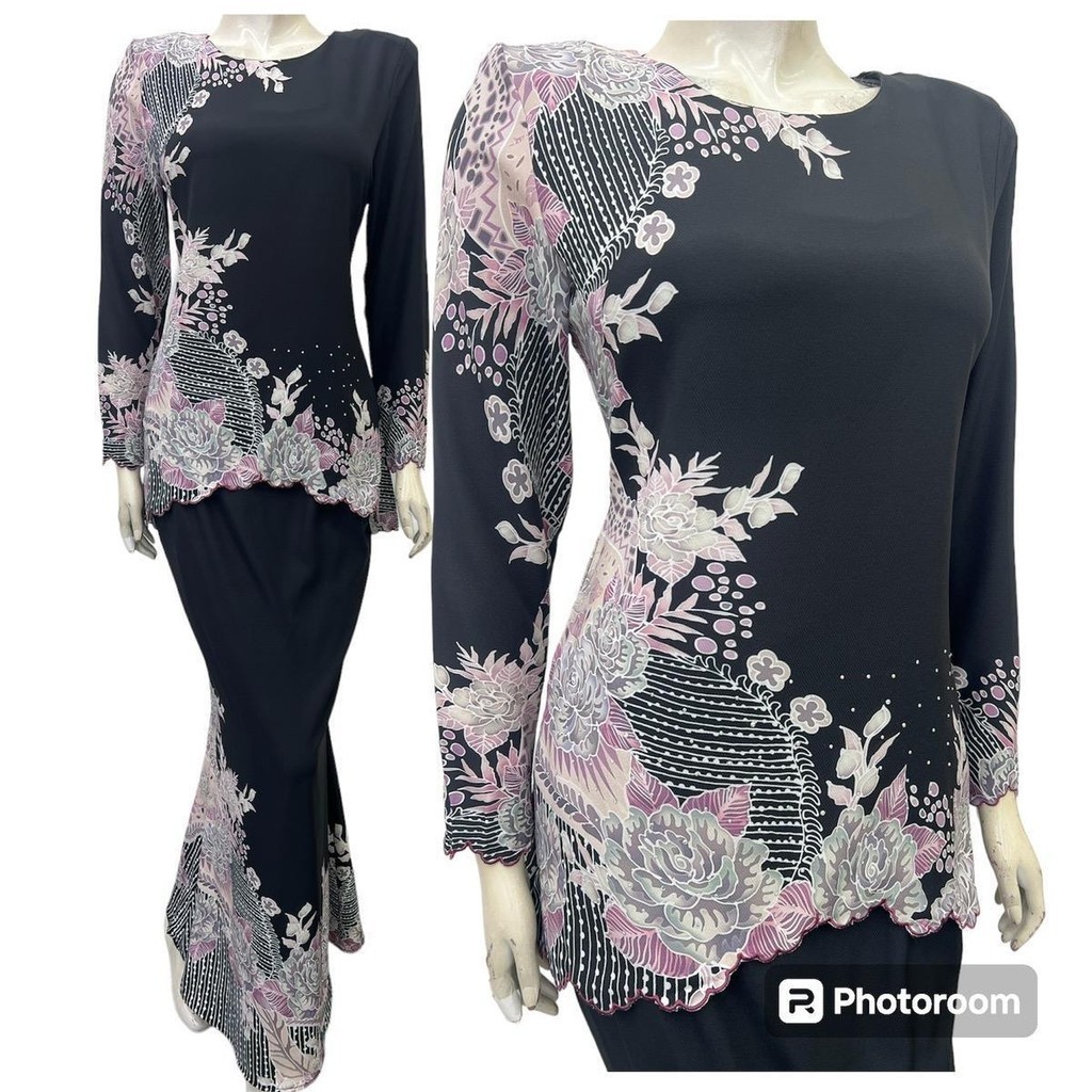 Delisa Kurung Batik Fashion2024 Kain Duyung Klasik ( SIZE: 38-52 ) | Shopee Malaysia
