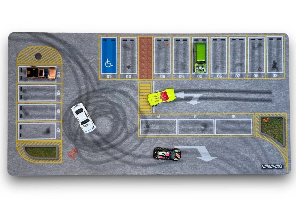 TurboPads Los Angeles Parking Lot Desktop Diorama Mat Large Mouse Pad ...