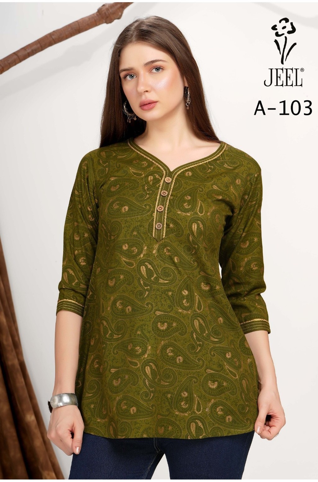 JEEL Modern Kurtis for Casual and Office Wear Tops Only A Series ...