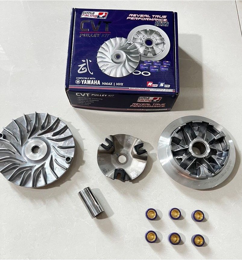 UMA RACING NMAX V1 V2 / NVX V1 V2 CVT PULLEY KIT SET WITH 11G ROLLER ( NEW VERSION V3 ) | Shopee ...