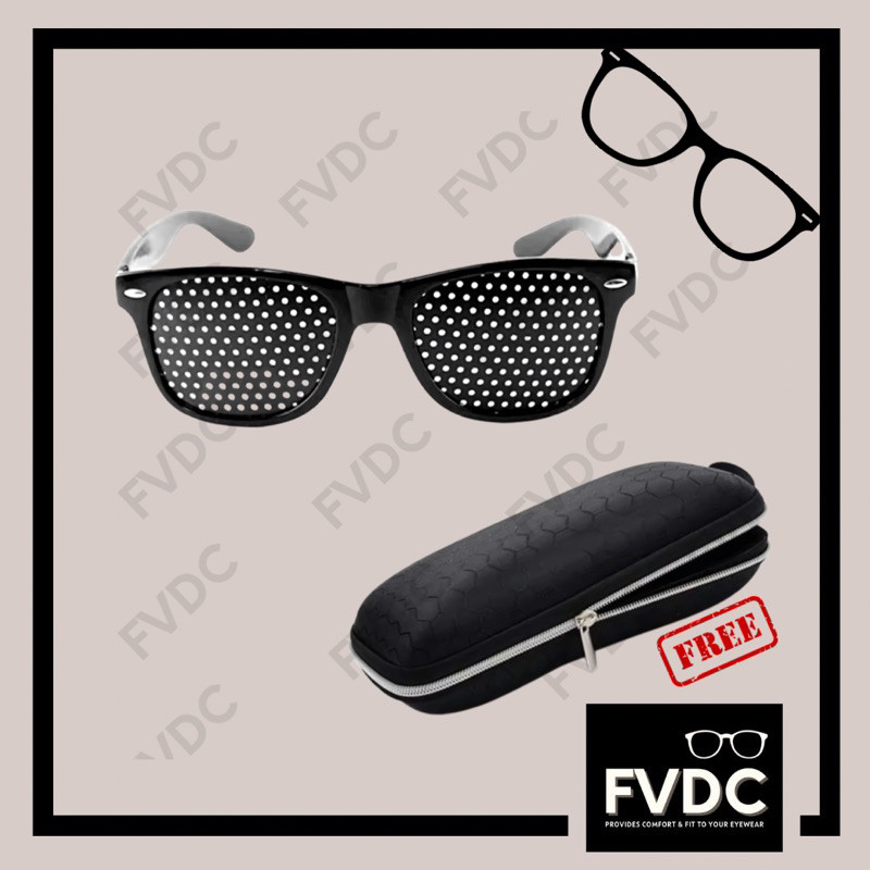 FVDC STENOPEIC PINHOLE GLASSES FOR VISION IMPROVEMENT, VISION THERAPY ...