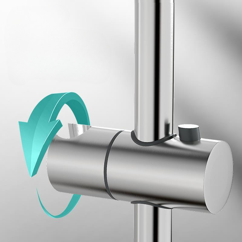 304 Stainless Steel Shower Slide Bars Shower Column Adjustable Wall ...