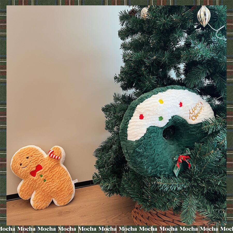 Cute Christmas Tree Decora Plush Dolls Soft Gingerbread Man Plush Toy ...