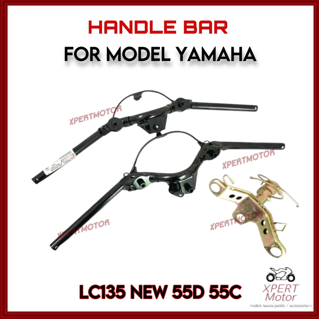 HANDLE BAR YAMAHA LC135 NEW 55C 55D HANDLE BAR ASSY HANDLE BRACKET COMPLETE | Shopee Malaysia