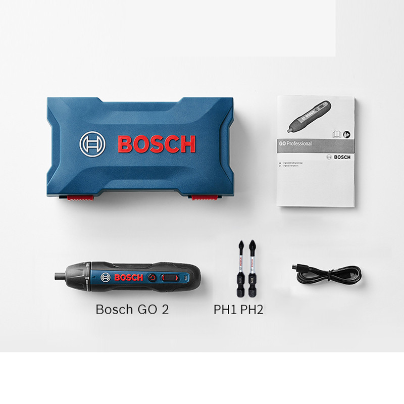 BOSCH GO 2 Mini Electrical Screwdriver 3.6V lithium-ion Battery ...