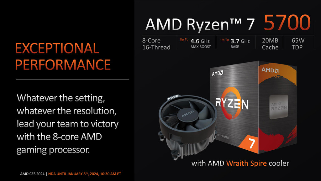 AMD RYZEN 7 5800XT 5800X / 5700X / 5700G / 5700 / R7-5800X R7-5700X R7 ...