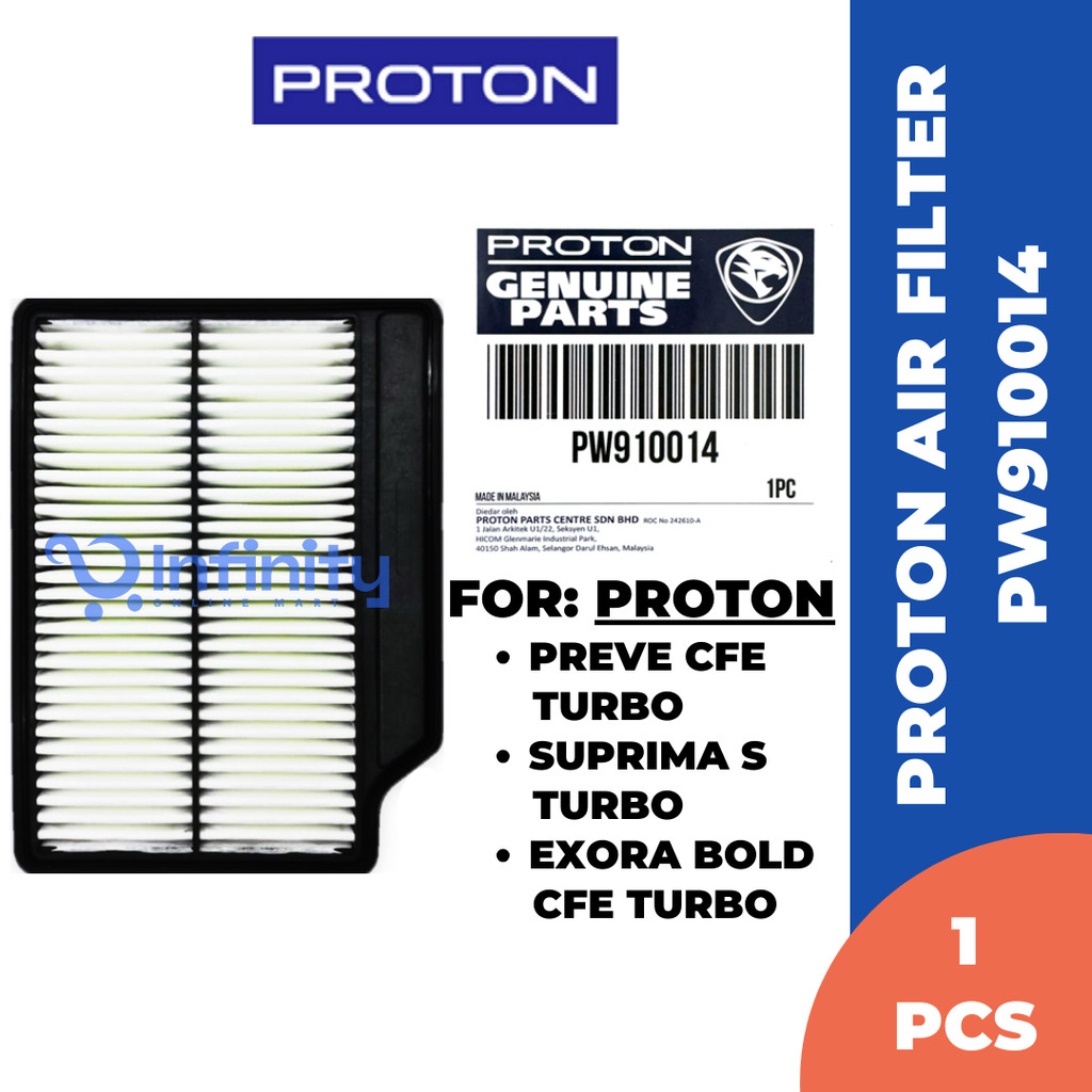 Proton Air Filter PW910014 For Proton Exora Bold Cfe/ Preve Cfe ...