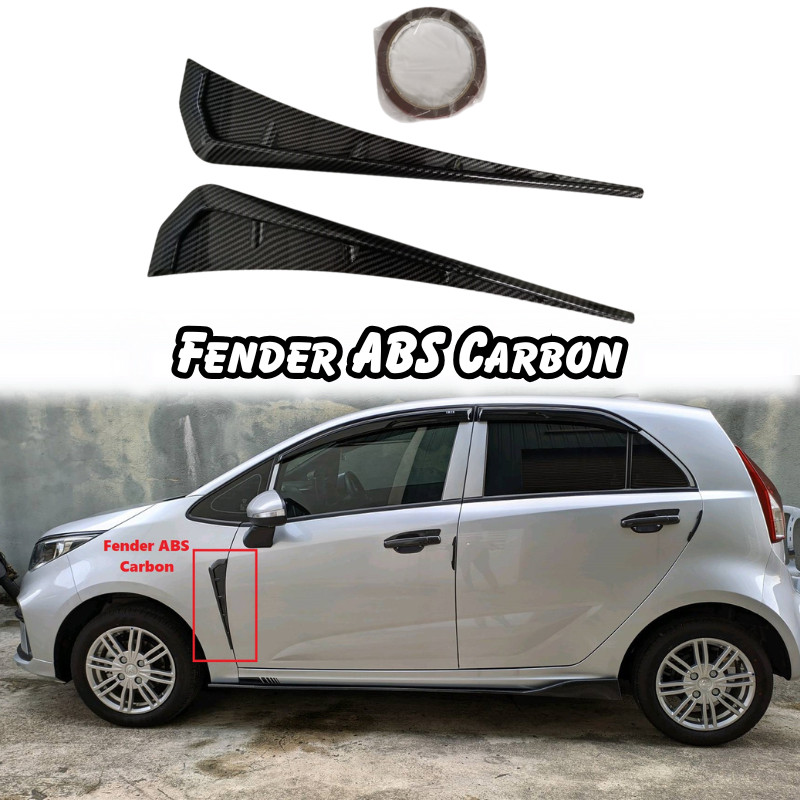 Perodua Axia 2014-2019 Car Front Bumper Diffuser Lip Wrap Angle ...
