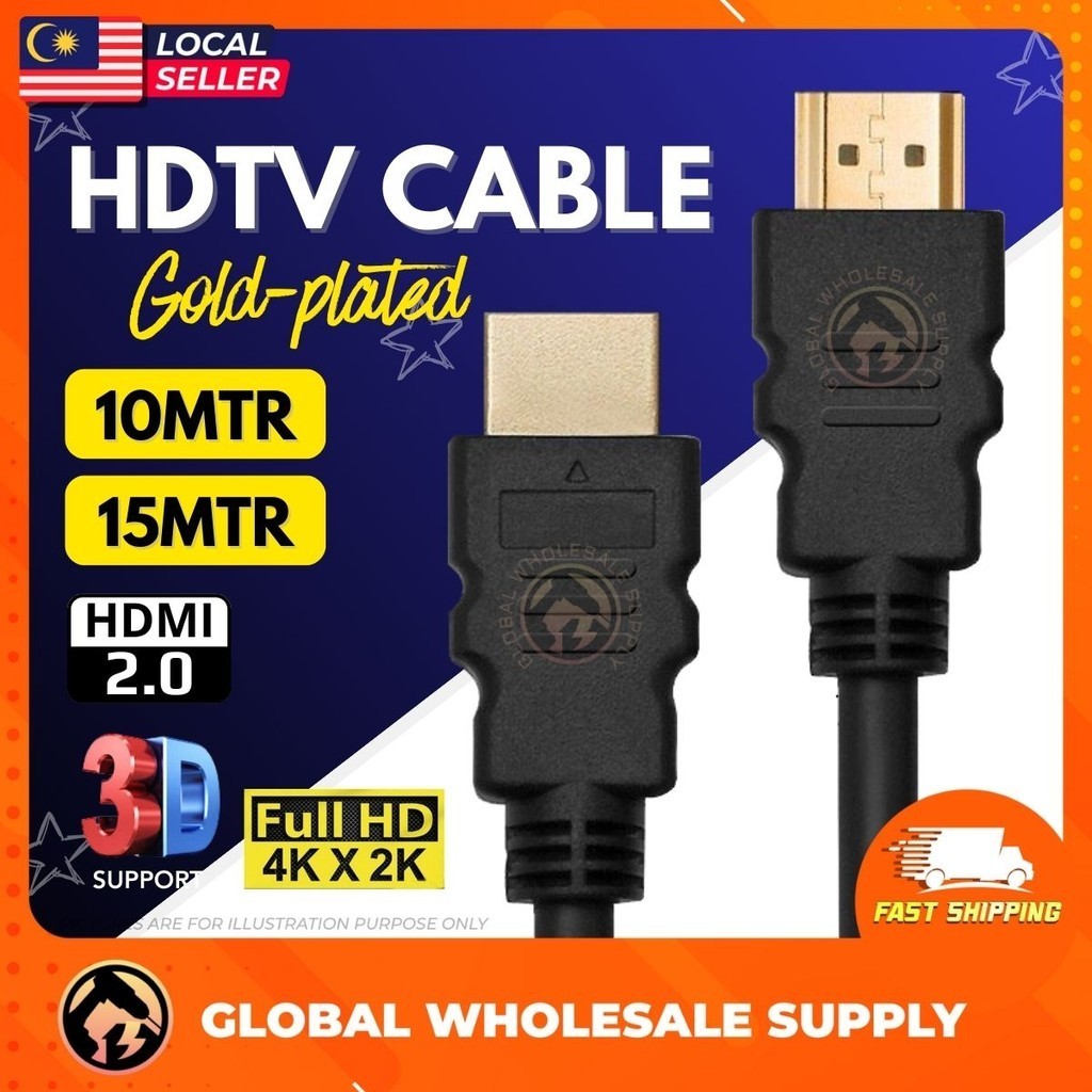 HDM1 Cable 4K Display 2.0 High Speed Adapter HDTV Cable 10M/15M 4KX2K ...