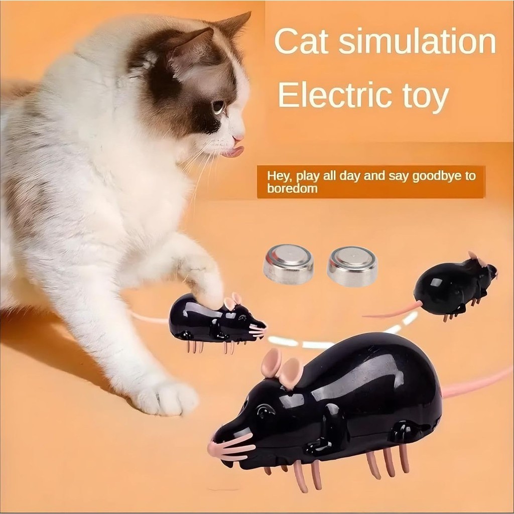 Electric Funny Cat Toy Mouse Ant with Vibration Sounds Robotic Ants ...