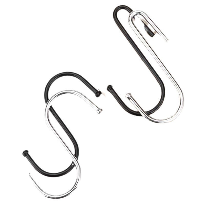 Multi-functional S-shaped Hooks Simple Clothing Hook Kitchen Hook ...