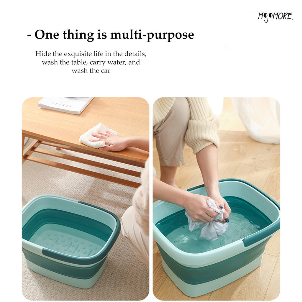 Foldable Collapsible Portable Foot Bucket with Handle Baldi Lipat ...