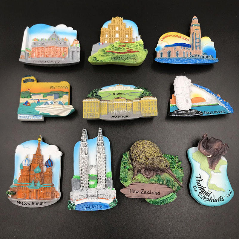 [READY Stock] World Tourism Magnetic Refrigerator Stickers Souvenirs ...