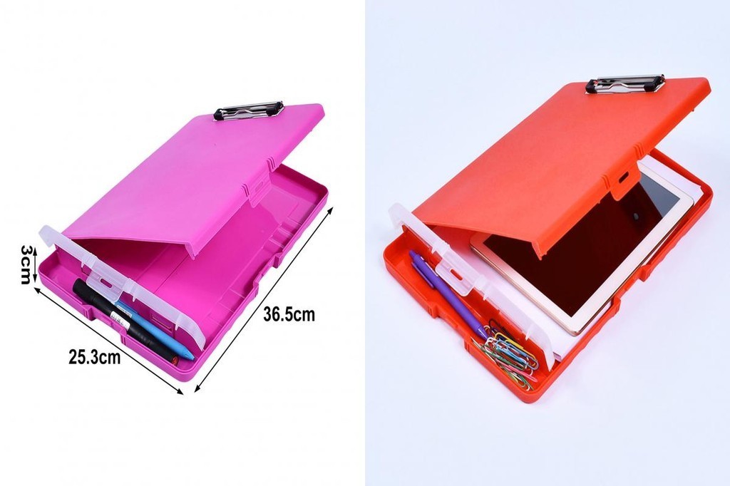 [TS] Large Capacity File Box Hanging Hole File Box 3-in-1 Clipboard ...