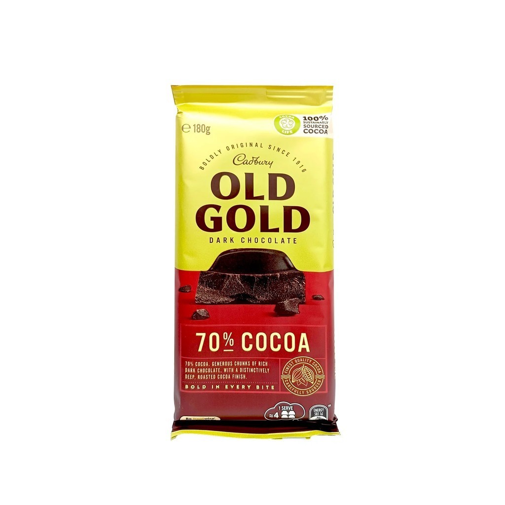 Cadbury Old Gold 70% Cocoa 180g | Shopee Malaysia