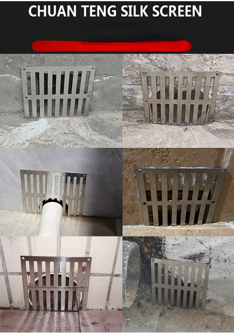 Stainless Steel Side Drain Plate Floor Drain Cover Opening Edge Panel ...