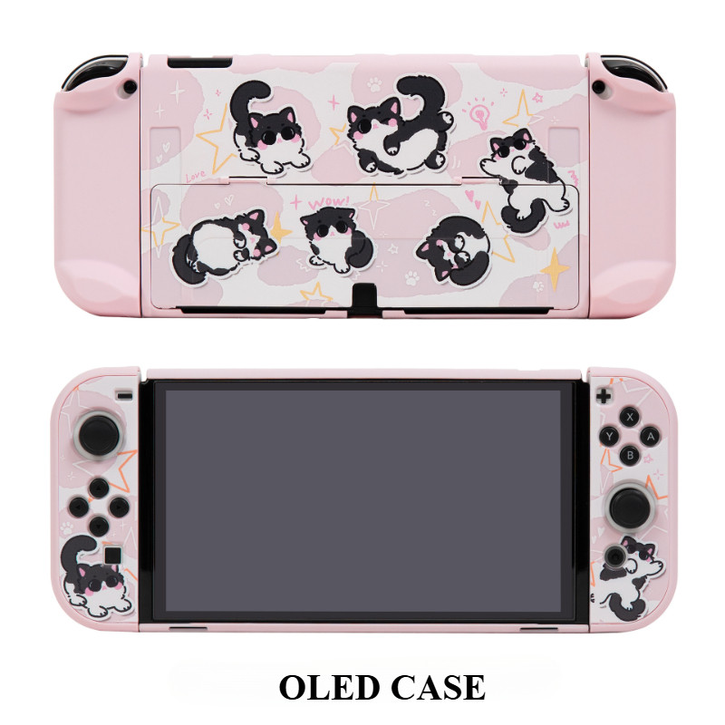 Nintendo Switch Protective Case Cute Black and White Cat Protective ...