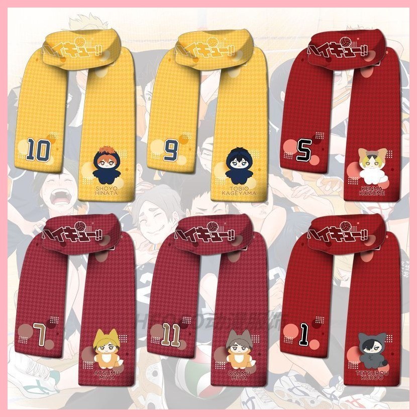 Scarf Haikyuu Shoyo Hinata Kenma Kozume Kei Tsukishima Oikawa Tooru ...
