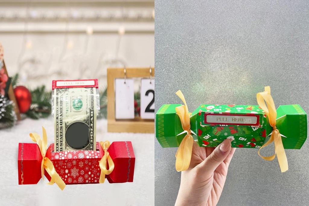 Candy-themed Money Gift Pull-out Money Bag Christmas Money Pull Pouch ...