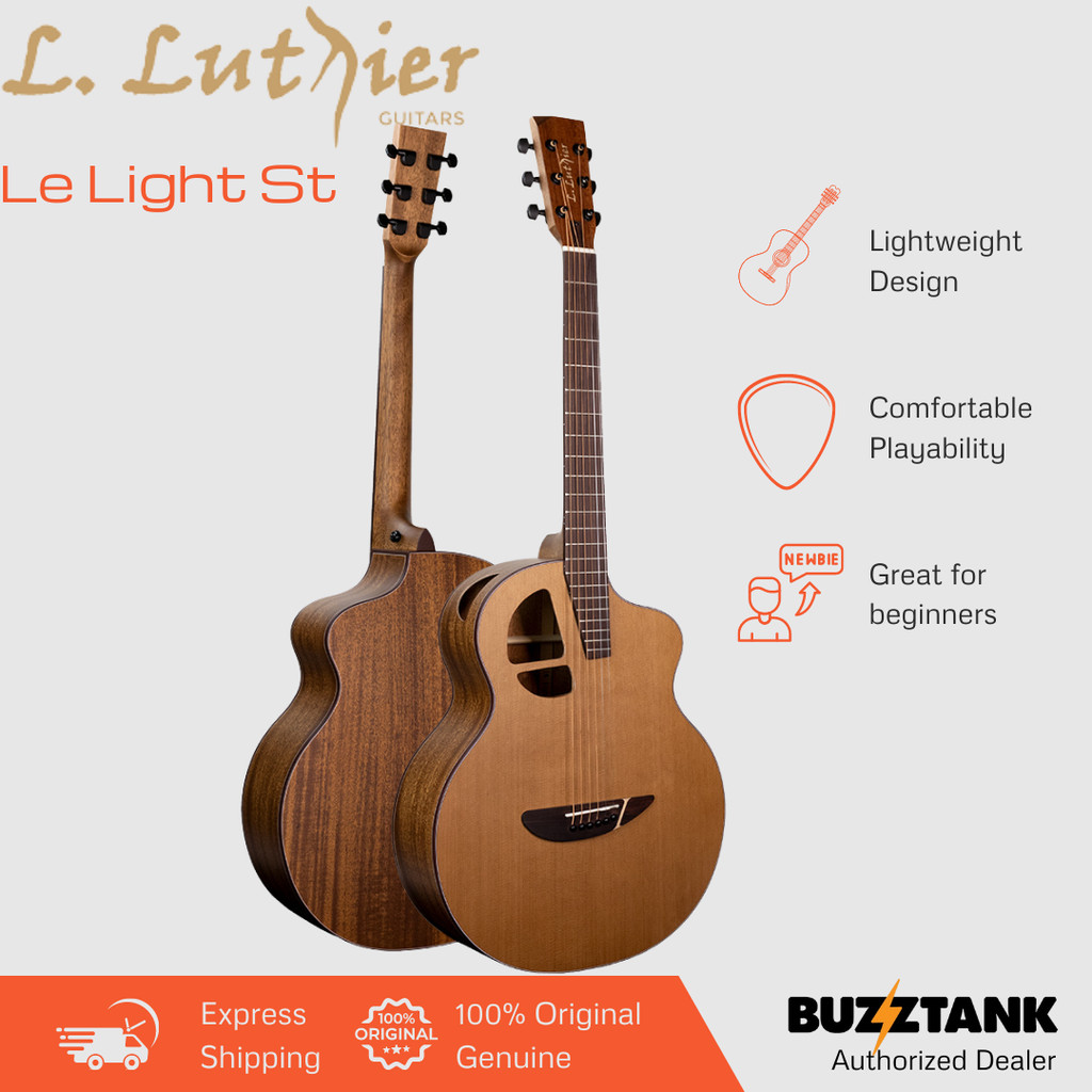 L.Luthier Le Light St Premium Acoustic Guitar | Shopee Malaysia