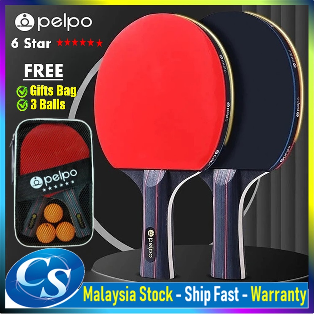 Long / Short Handle Set ( 2 Premium Quality Rackets ) Table Tennis Bat ...