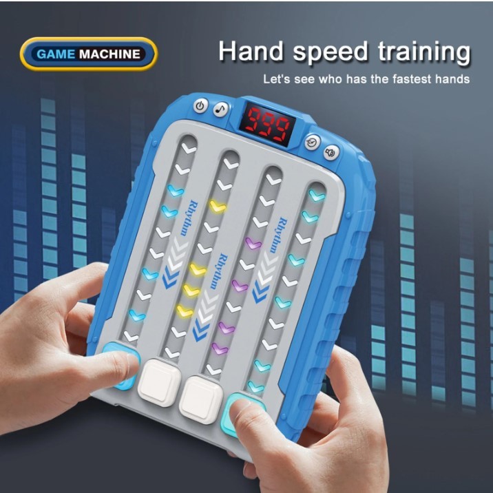 Musical Rhythm Board Game Kids Toys Lighting Music Quick Push Button ...