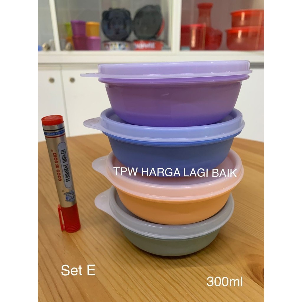 Tupperware Junior Modular Bowl 300ml, bekas kedap udara dan cecair ...