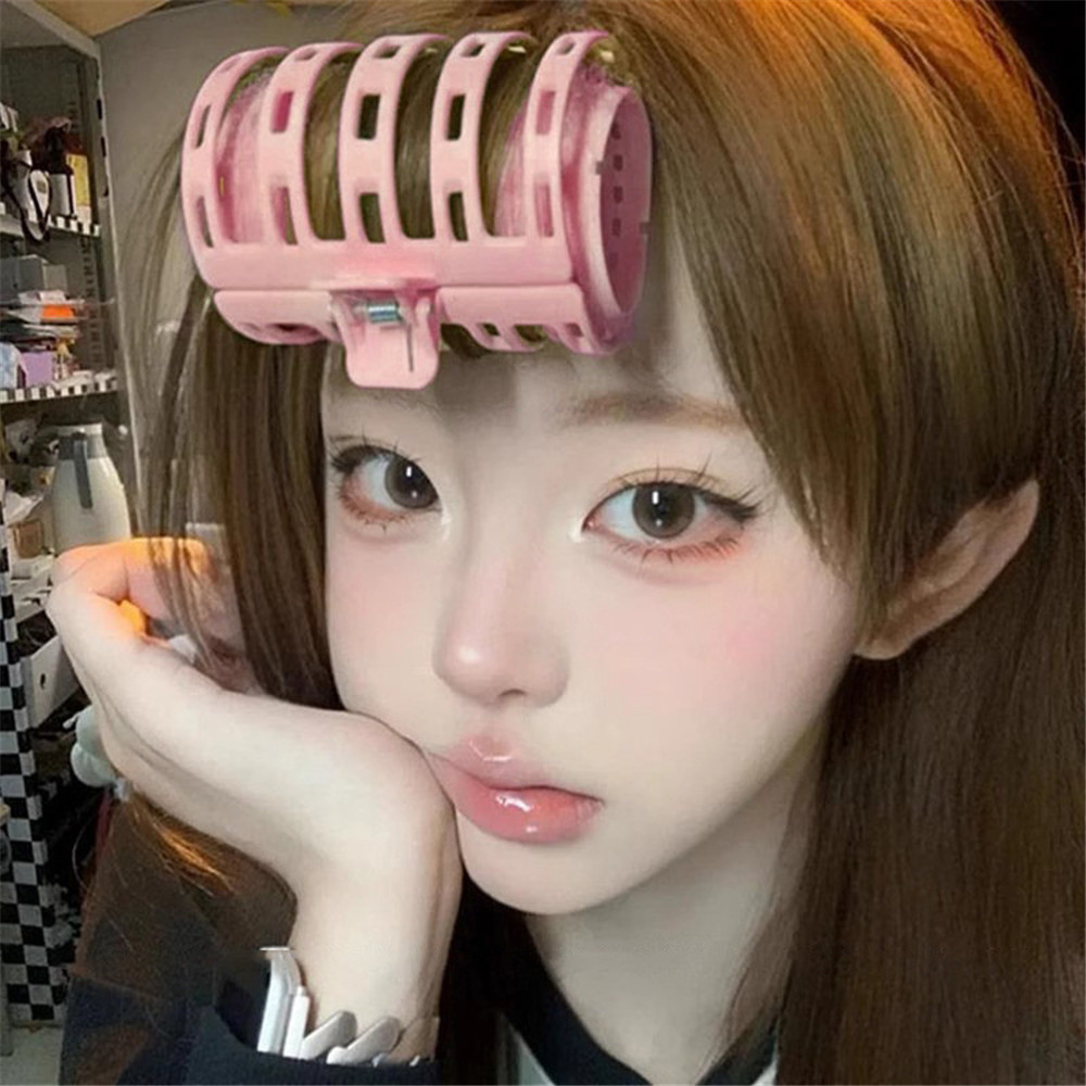 Air Bangs Curling Iron, Figure-Eight Bangs Styler, Fluffy Curly Hair ...