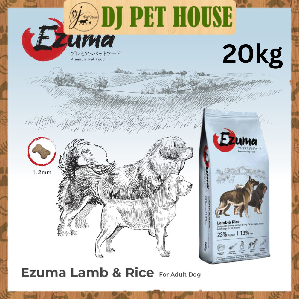 Ezuma Lamb & Rice Premium Dog Food 20kg 狗粮/Makanan Anjing | Shopee Malaysia