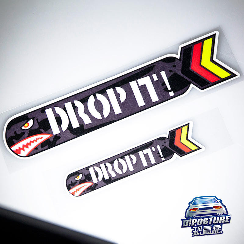 ** New ** Fear of Height Street Wear Shark Missile Car Sticker DIOPIP ...
