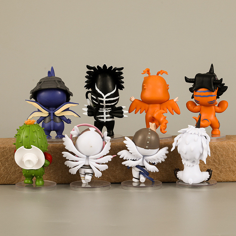 Digimon Pvc Durable Figure Set Taichi Yamato Sora Koushiro Mimi ...