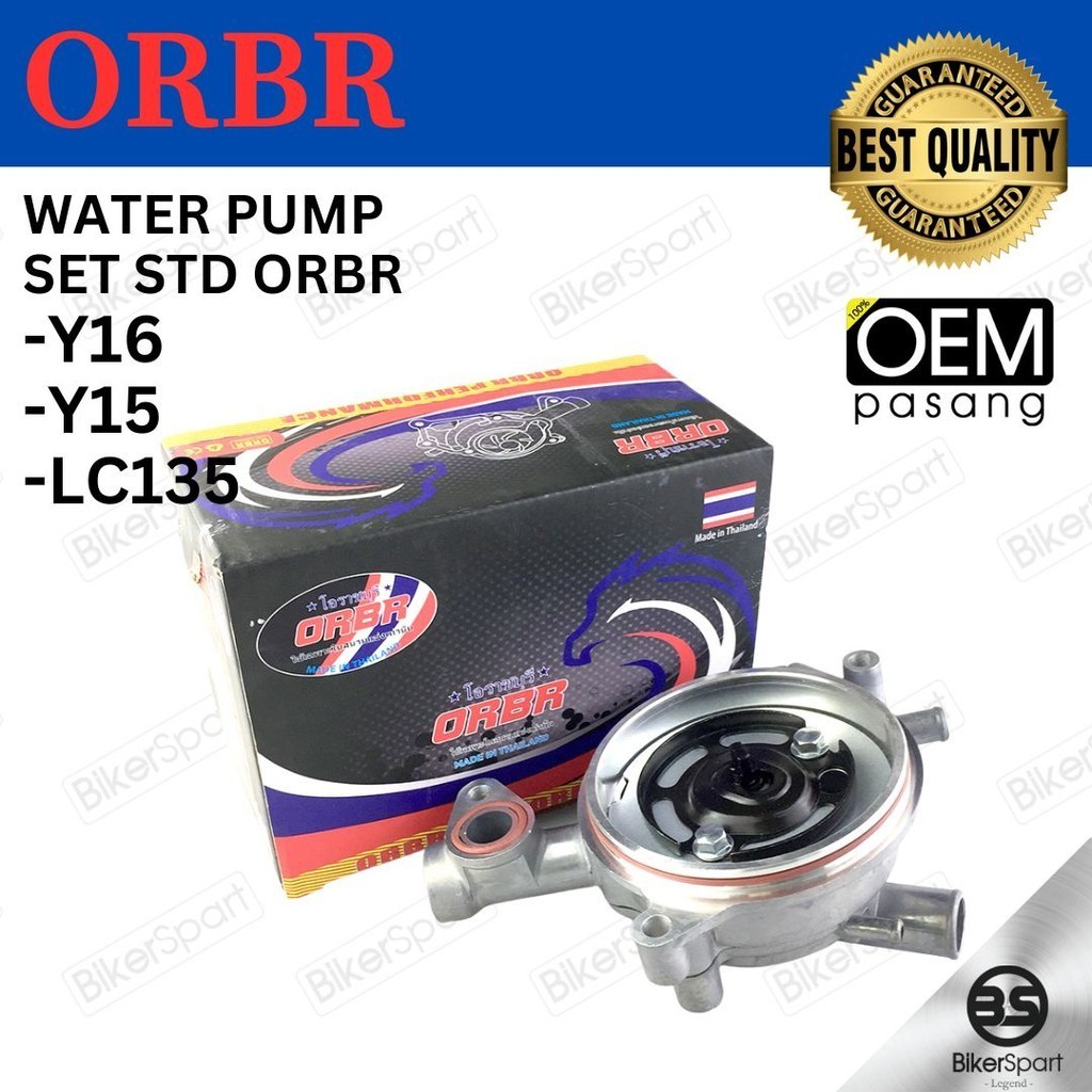 ORBR ORIGINAL YAMAHA HIGH QUALITY Y15 Y15ZR Y16 LC LC 4S LC135 WATER PUMP RACING CUTTING STD ...