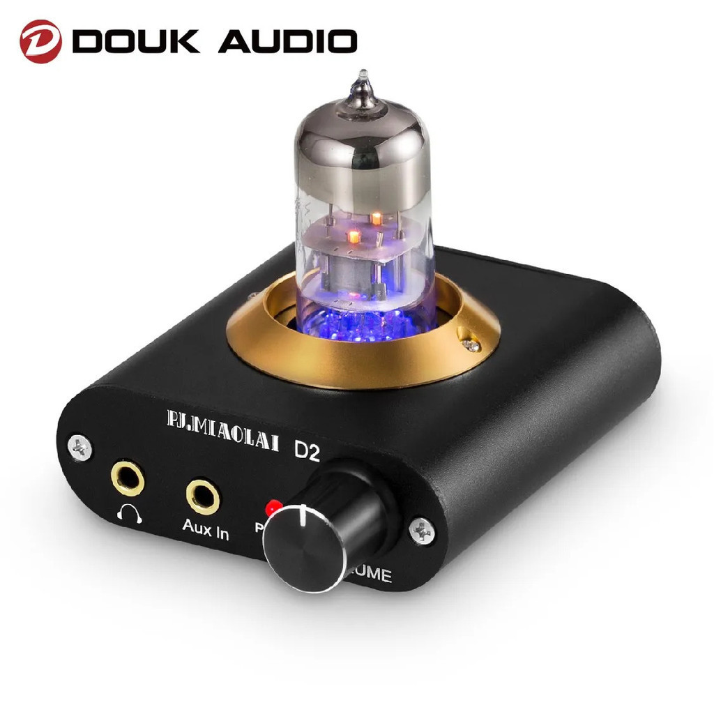 Douk Audio Ultra-compact Vacuum Valve Tube Headphone Amplifier Stereo ...