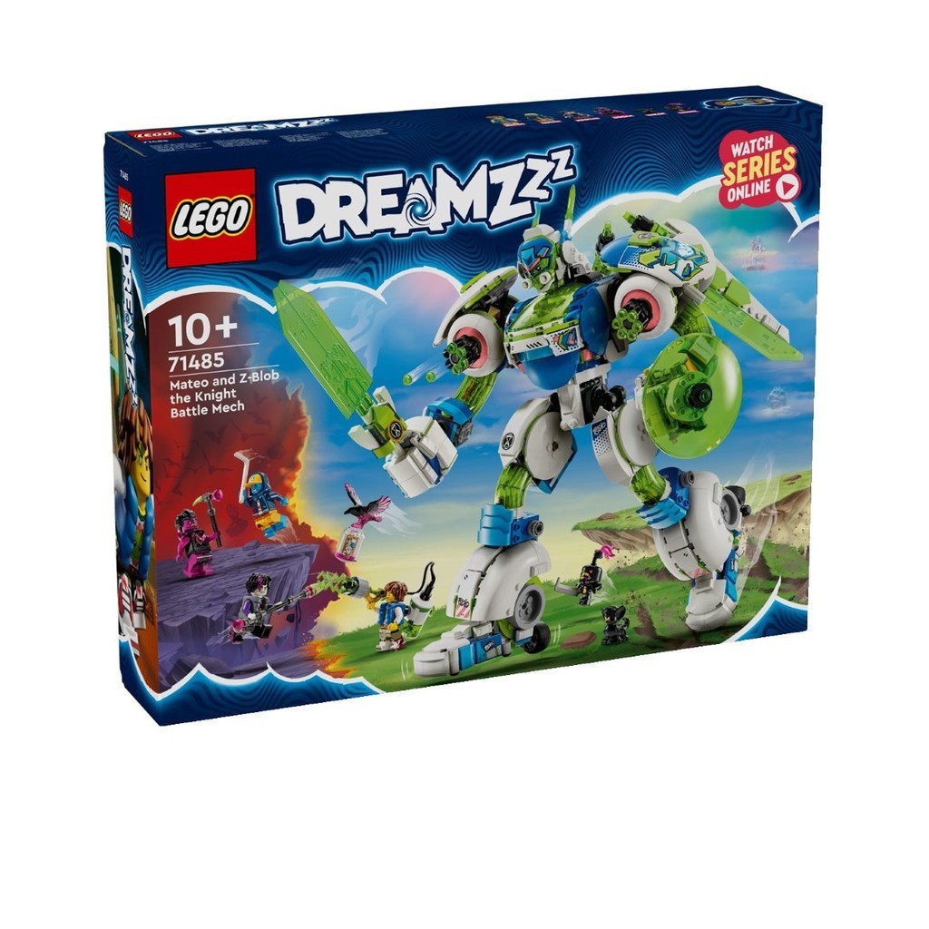LEGO 71485 DREAMZzz Mateo and Z-Blob the Knight Battle Mech Building ...
