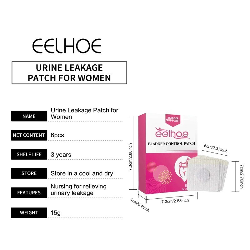 EELHOE Urine Leakage Patch for Women Treat Urinary Incontinence Stop ...