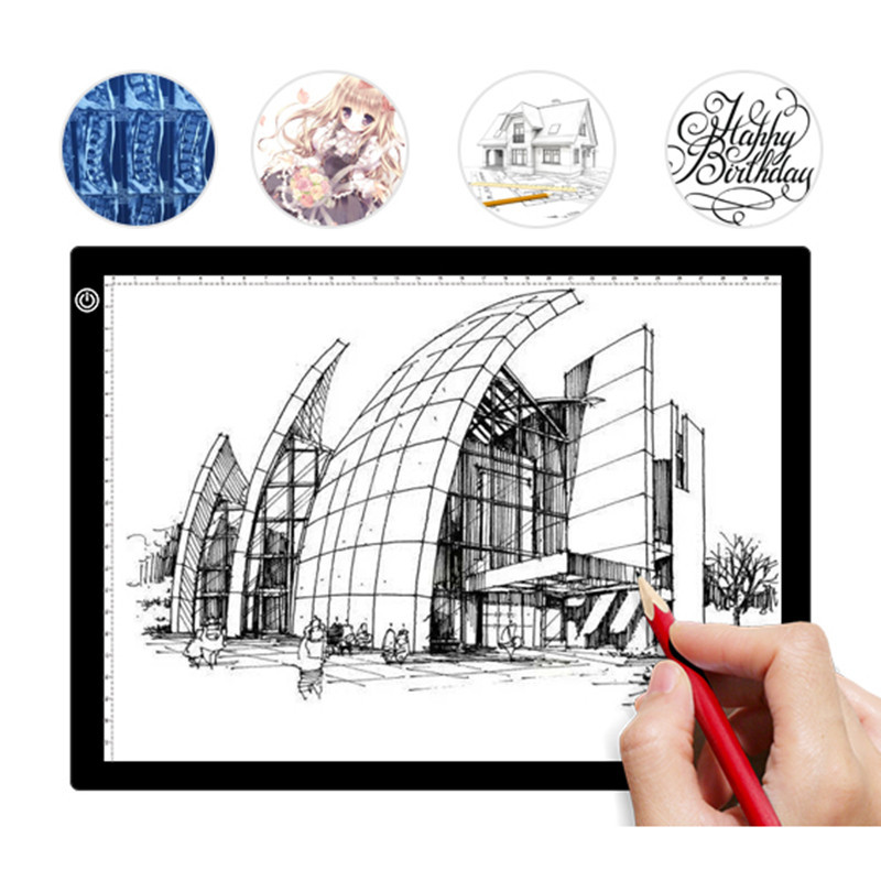 A4/A3 Drawing tablet wacom Digital Graphic Tablet LED Diamond Painting ...