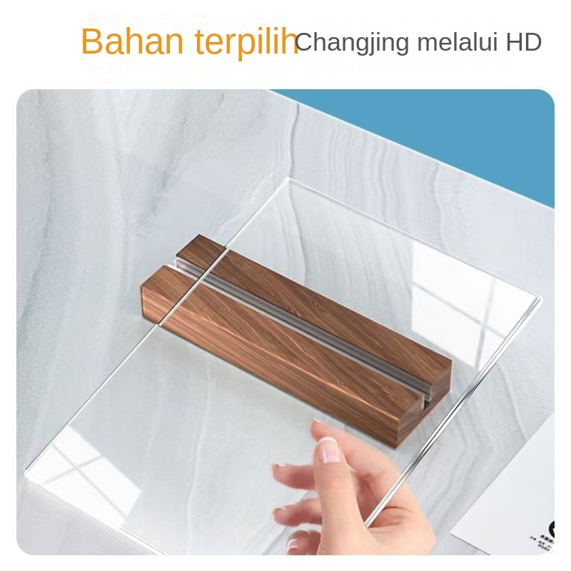 A4 Wooden Acrylic Table Card A5 Table Card Advertising Card A6 Display ...