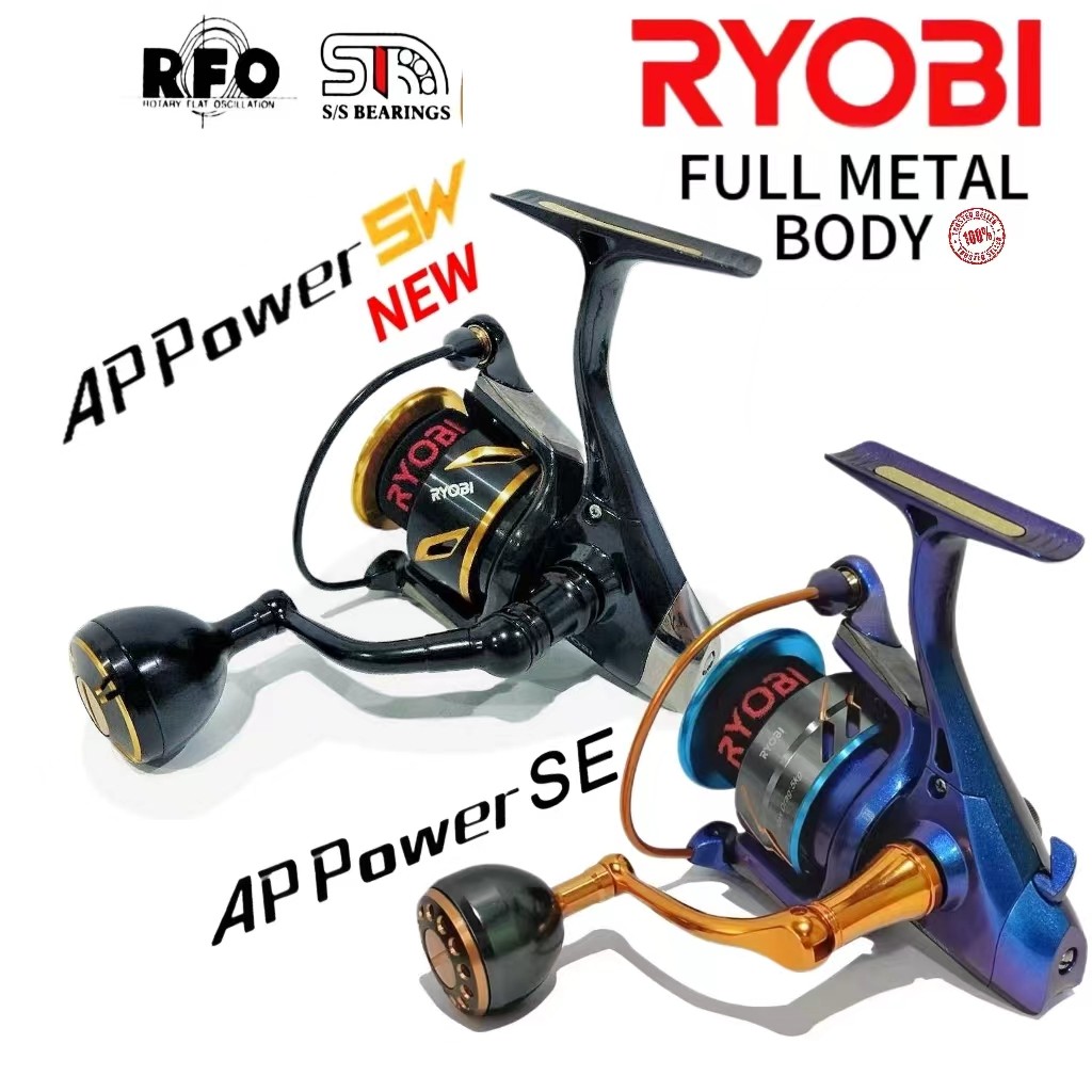 MESIN PANCING RYOBI AP POWER SW / SE SW SPINNING FISHING REEL | Shopee Malaysia
