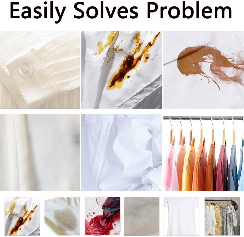 110g Floral Explosive Salt Remove Yellow Stains Clothes Bleach Color ...