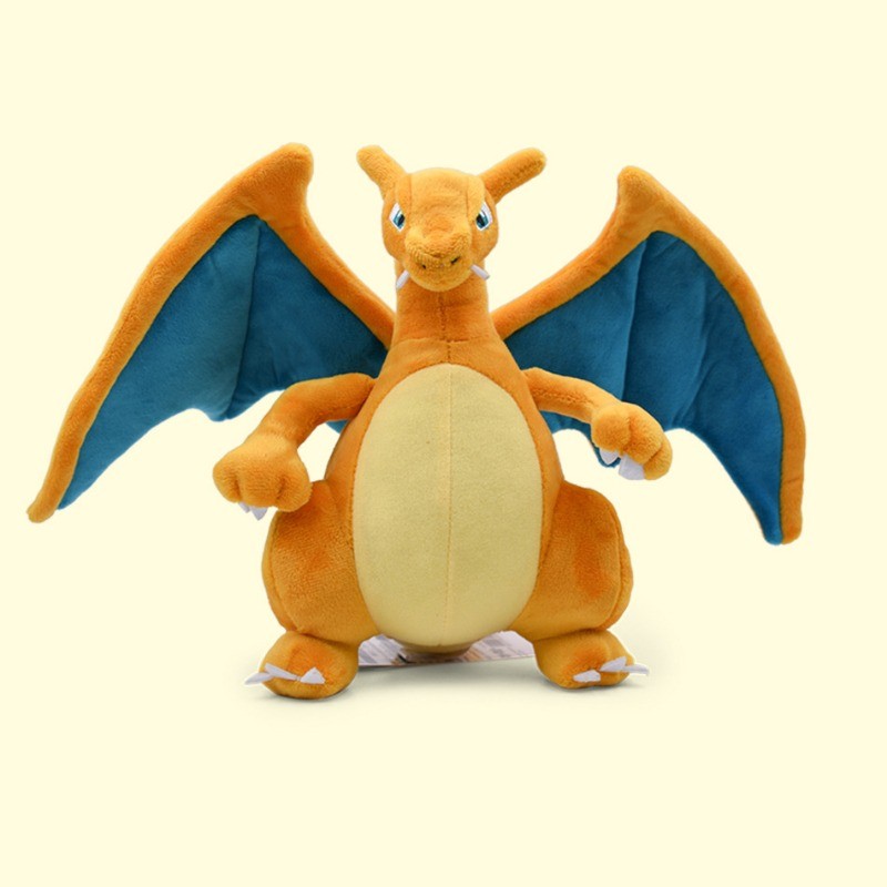 2024 New Style Pokemon Plush 23cm Two Corners Yellow Charizard ...