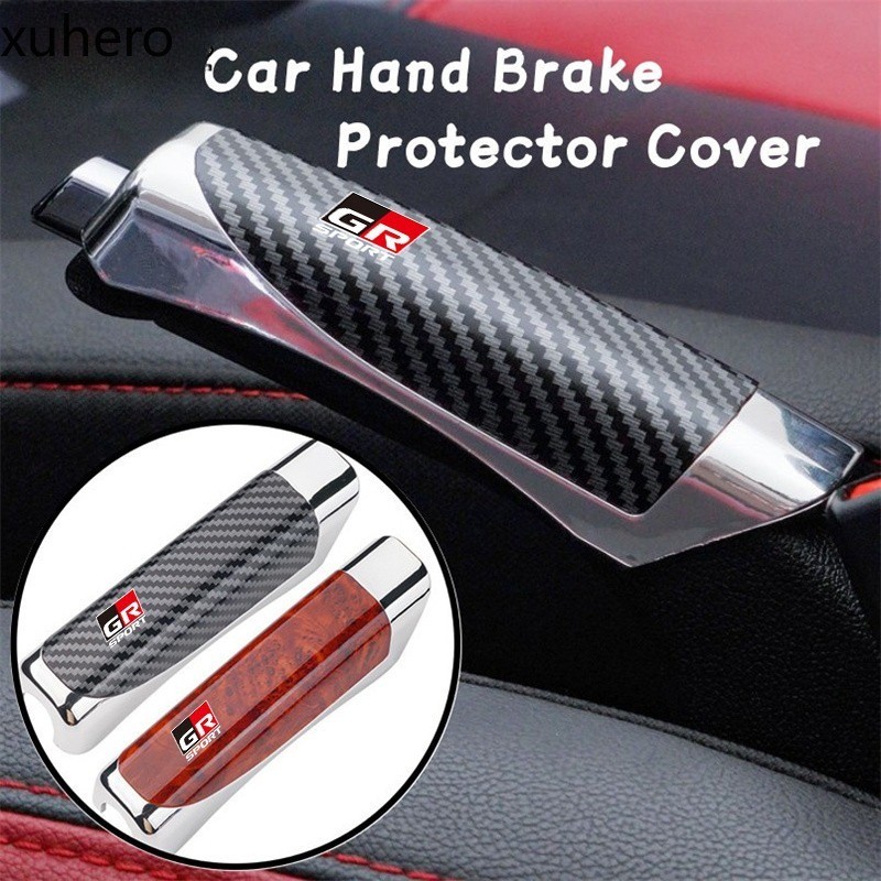 Universal Toyota GR Sport Car Hand Brake Cover Carbon Fiber Style Car ...