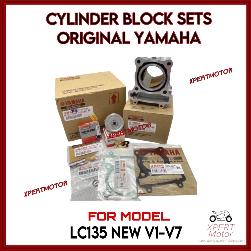 YAMAHA ORIGINAL LC135 NEW V1 V2 V3 V4 V5 V6 V7 CYLINDER BLOCK ASSY | Shopee Malaysia
